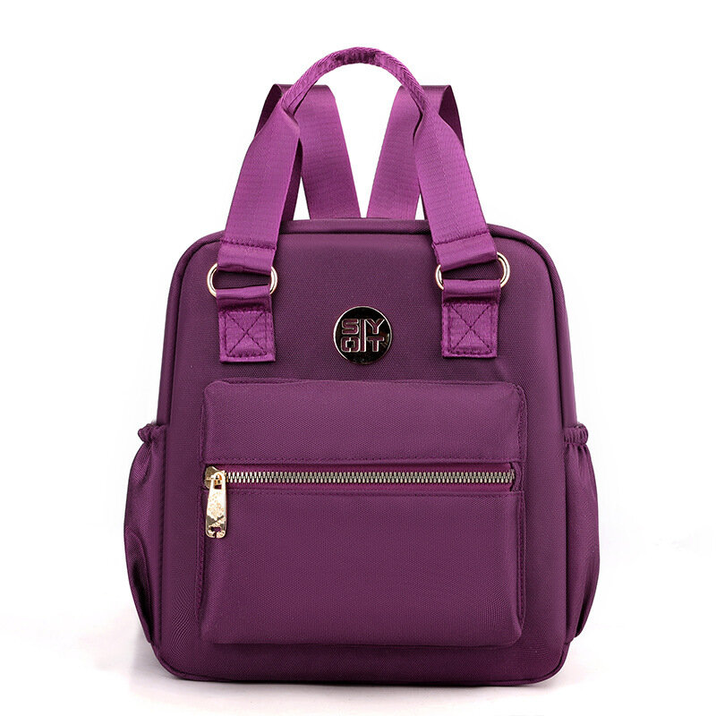 Рюкзак, женский, для путешествий, нейлон, фиолетовый