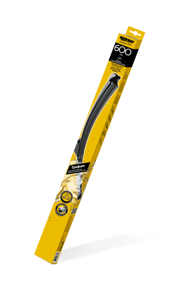 RUNWAY Щетка стеклоочистителя бескаркасная с графитовым покрытием 600мм