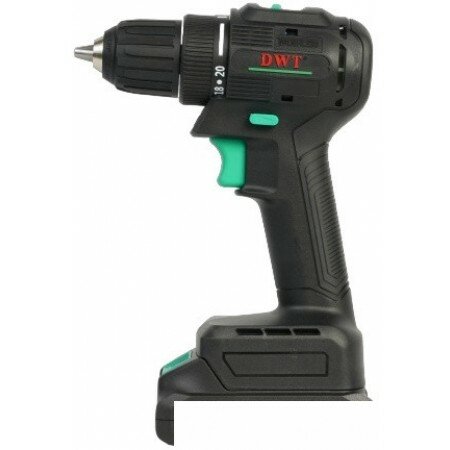 Дрель-шуруповерт DWT ABSP-20 DN-2 BMC (с 2-мя АКБ, кейс), 1400 об/мин, 45 Н·м, 850 г