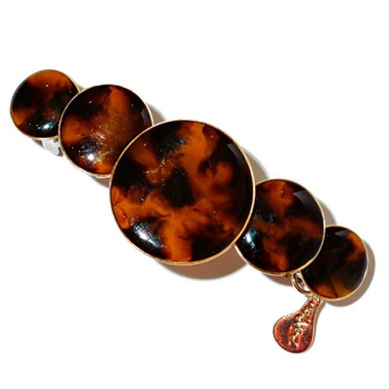 Benten Hair Clip "Planets" Заколка "Планеты" (черепаховый)