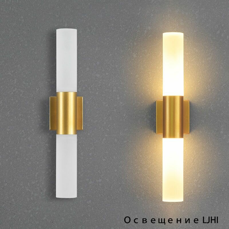 Светильник LJHI, металлический, настенный, 6Вт, светодиодный