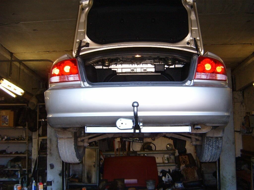 Фаркоп для Hyundai Sonata EF седан 1999-2005гг.(без электрики) (паспорт и сертификат) AvtoS. HY07