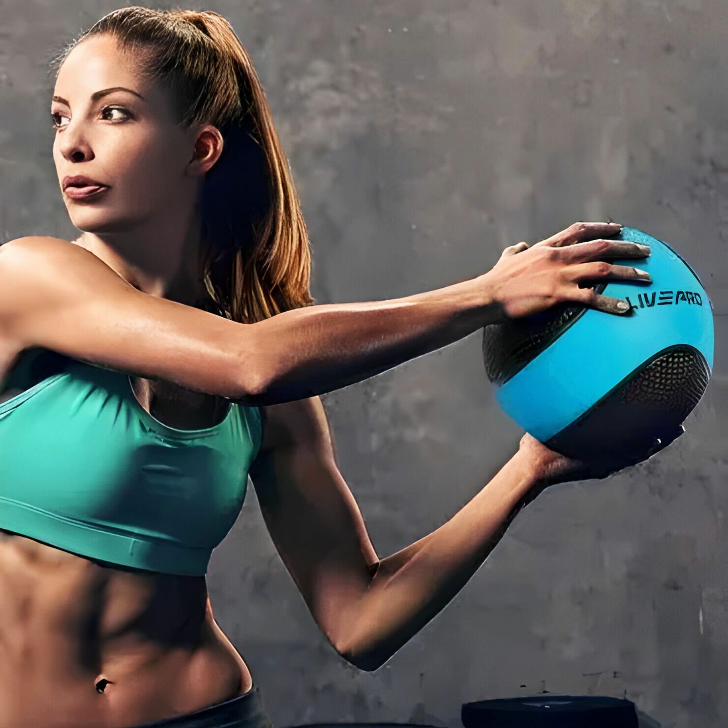Медбол LIVEPRO Solid Medicine Ball, вес 3 кг.