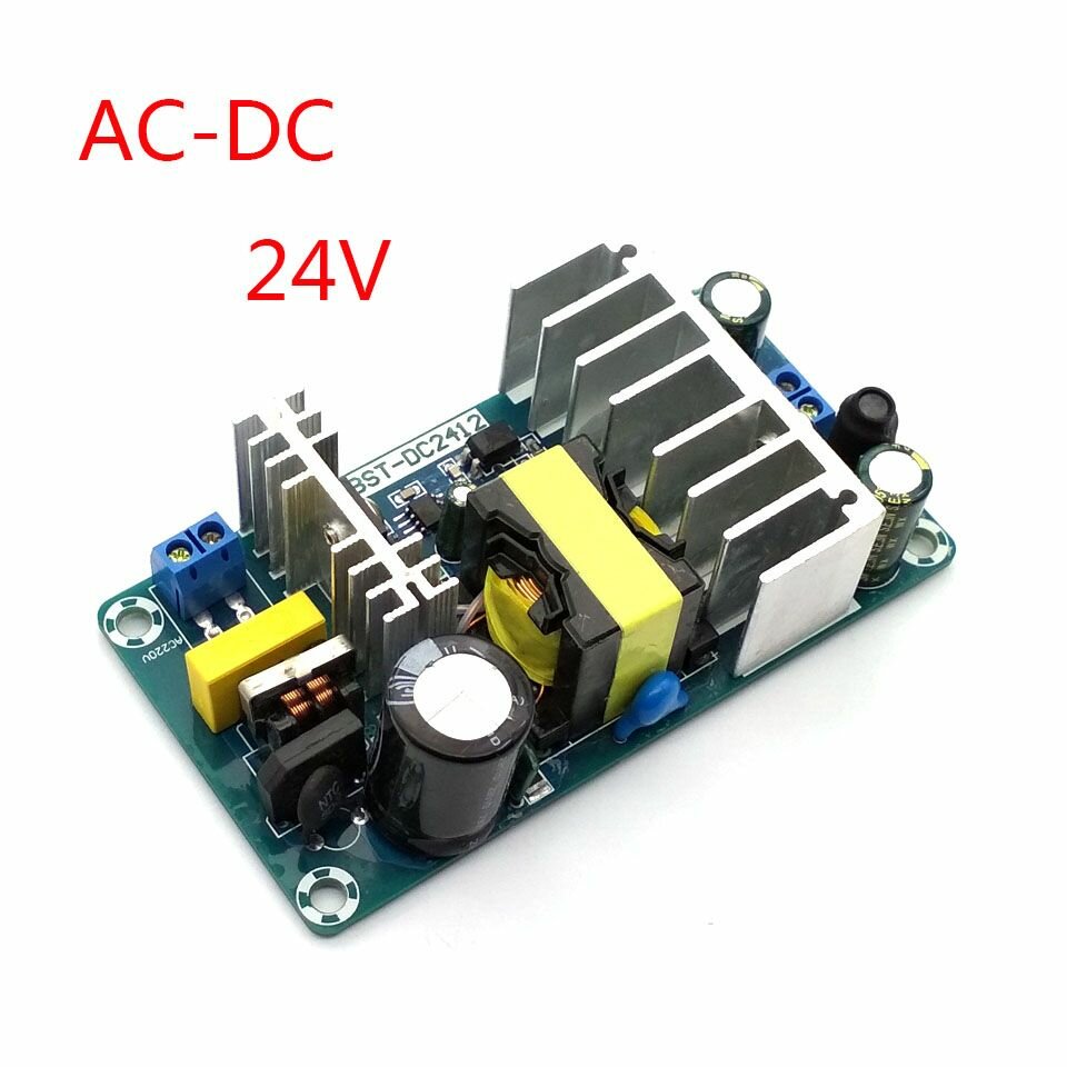 Модуль питания AC 110V 220V DC 24V 6A AC-DC Импульсный блок питания AC-DC 24V 4A Выключатель Плата цепи 85V-256V