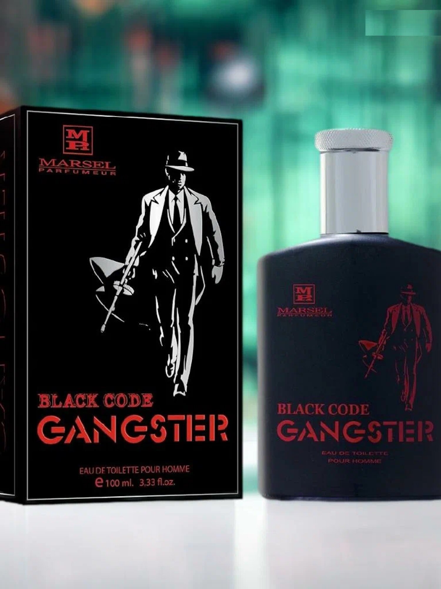Gangster Black Code, Мужская туалетная вода, Brocard, 100мл