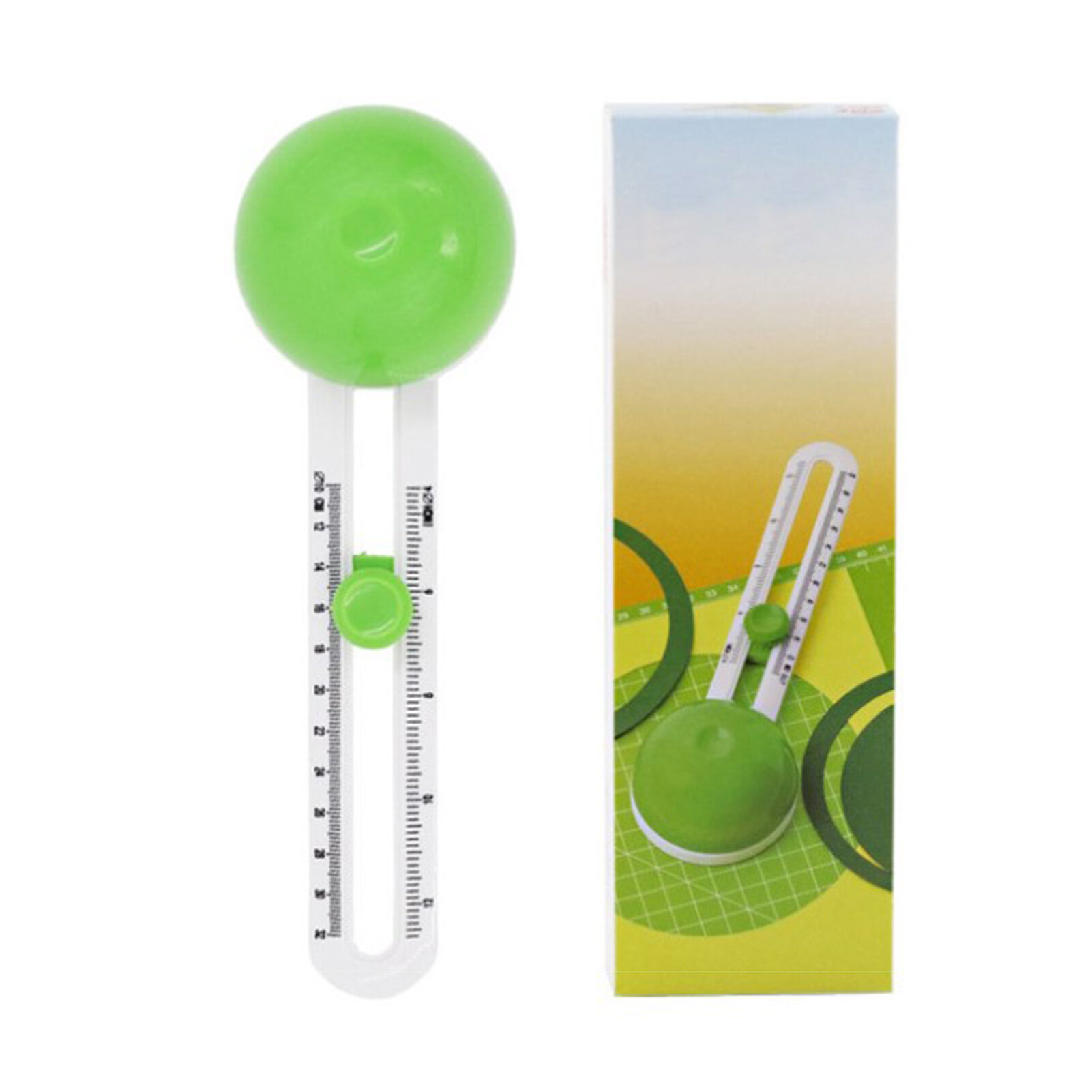 Paper Circle Cutter Adjustable Round Cardboard Trimmer Greeting Card Crafts Cutting Tool