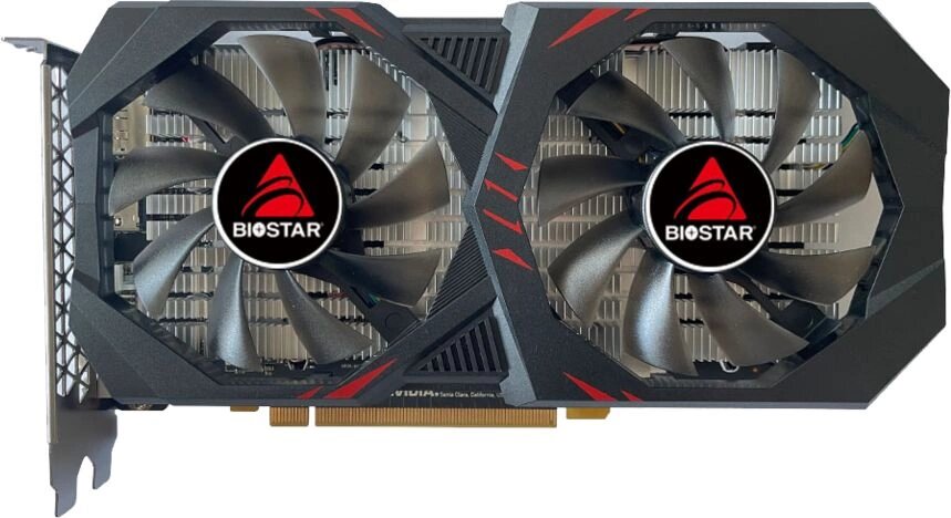 Видеокарта Biostar PCI-E 3.0 VN1666TF69 NVIDIA GeForce GTX 1660TI 6Gb 192bit GDDR6 1500/12000 DVIx1