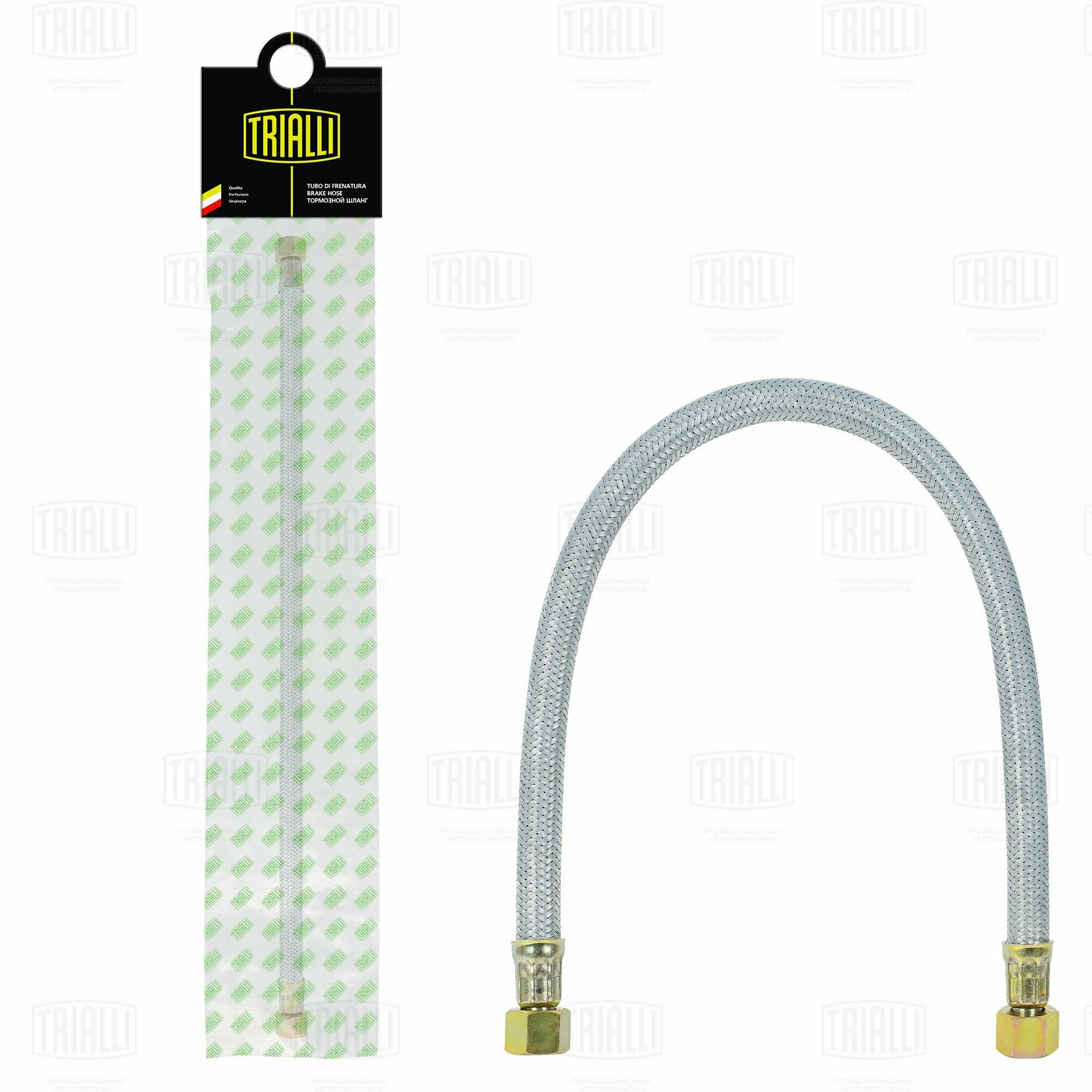 Шланг тормозной передний для а/м КамАЗ 4310/43101 L 630мм (гайка-гайка) (BF 4525)