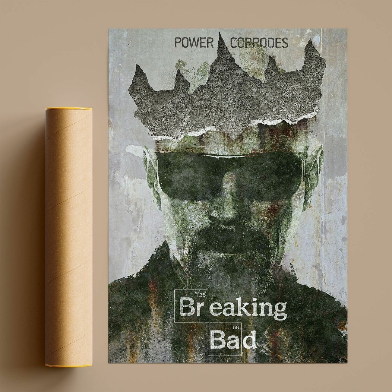 Постер Во все тяжкие, Томас Шелби 50х70 см без рамы/ Breaking Bad, плакат для интерьера, в подарок