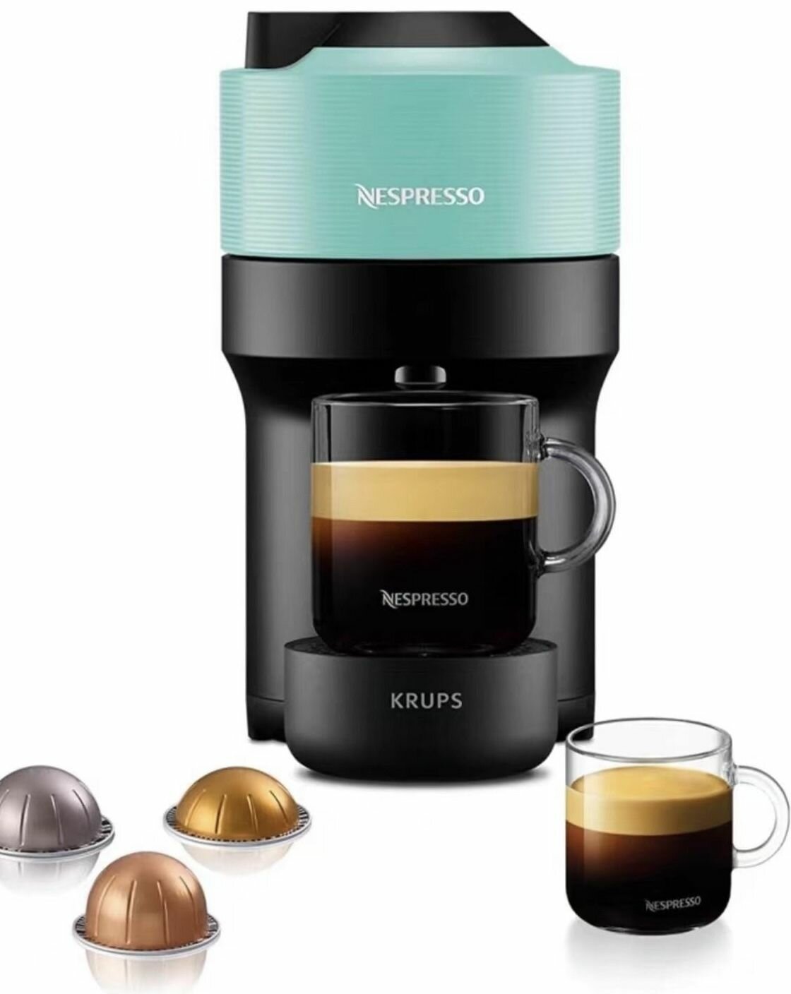 Nespresso Капсульная кофемашина vertuo pop. черный