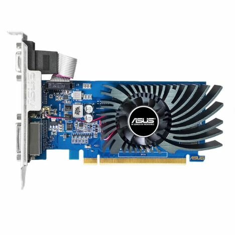 Видеокарта ASUS NVIDIA GeForce GT730 (90YV0HN1-M0NA00) - PCI Express 2.0, 2 ГБ, DDR3, 64 бит, DVI, VGA (D-Sub), HDMI, GPU 902 МГц