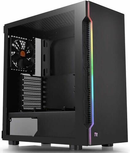 Компьютерный корпус Thermaltake H200 TG RGB (CA-1M3-00M1WN-00) черный - Mid Tower, ATX, USB 3.2 Gen1 Type A