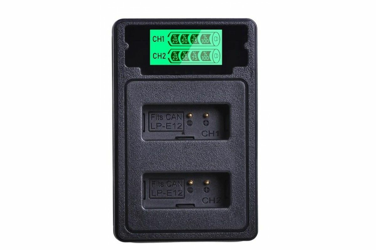 Двойное зарядное устройство USB-LCD-LPE12 Micro и Type-С USB Dual charger с дисплеем