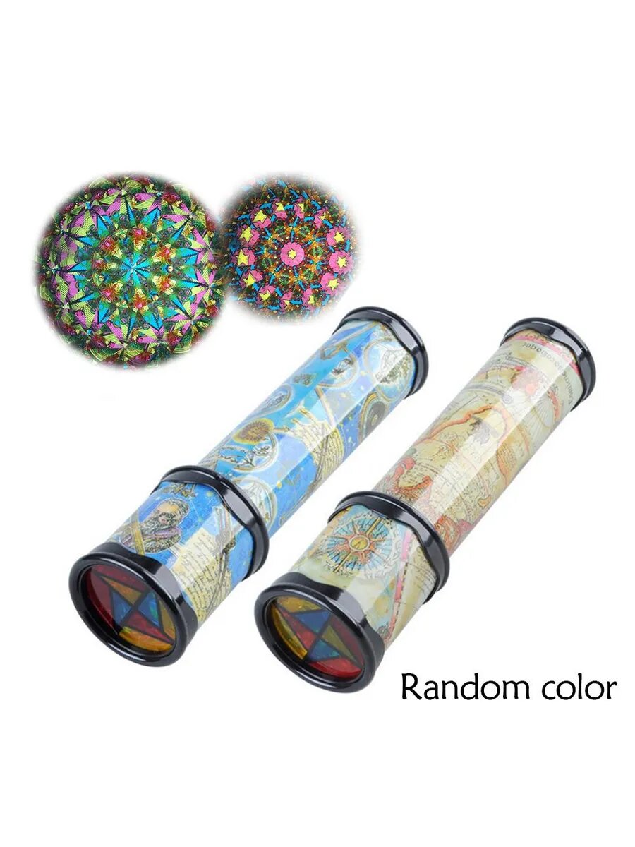 Калейдоскоп с картой мира, игрушка для детей 21 см