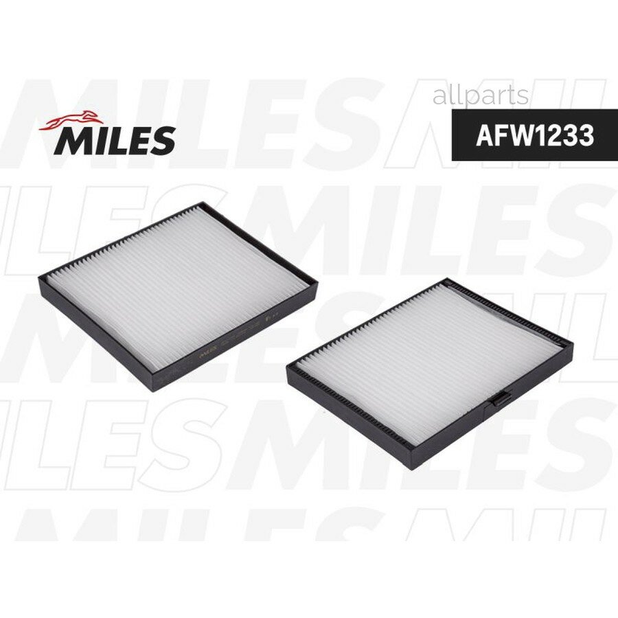MILES AFW1233 Фильтр салона HYUNDAI ELANTRA/MATRIX 01- (FILTRON K1249 MANN CU2634)