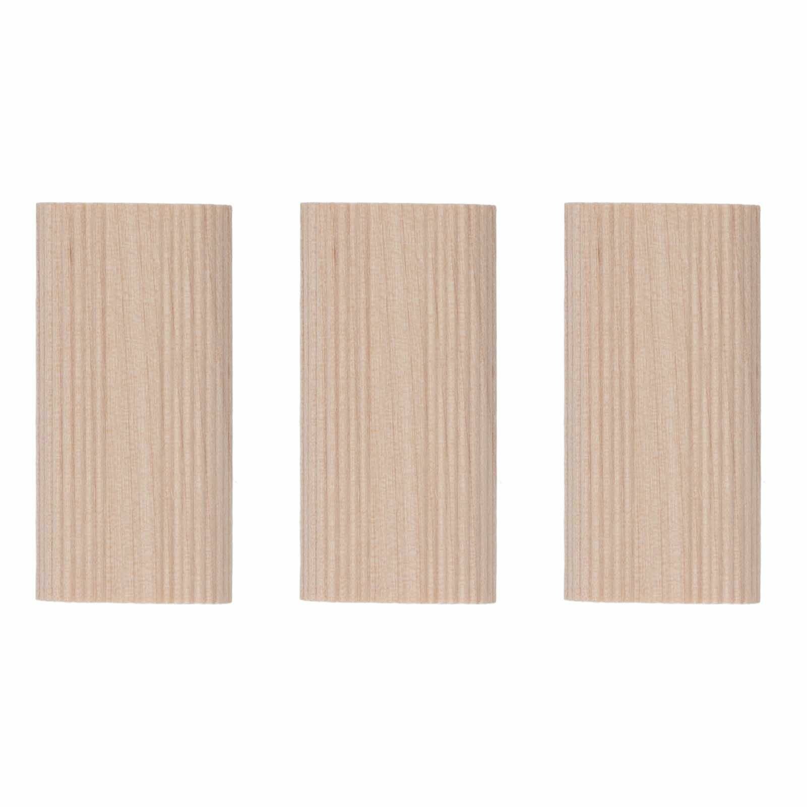 50 шт, деревянный дюбель-пробка, буковый дюбель-блок для сращивания деревообрабатывающей мебели 8x22x40 мм