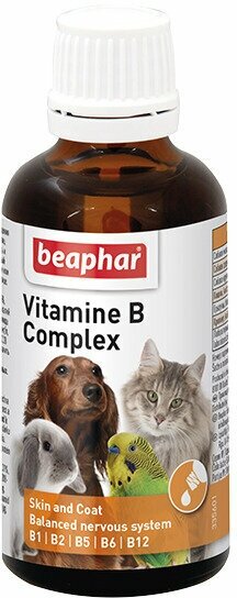 BEAPHAR Комплекс витаминов группы В Vitamine-B-Komplex, 50мл