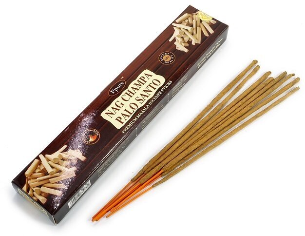 Благовония Ppure Nag Champa Palo Santo аромапалочки Дерево Бакаут Пало Санто 15 гр. (10-15 шт.)