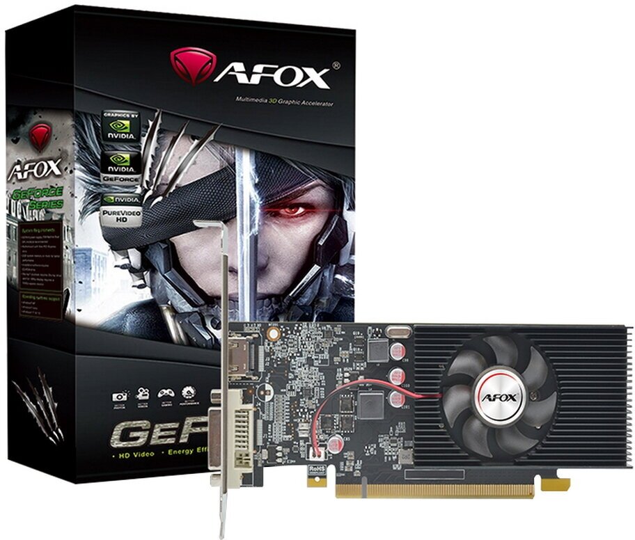 Видеокарта Afox GT1030 4GB GDDR4 64bit DVI HDMI 1FAN LP RTL уц-3-6