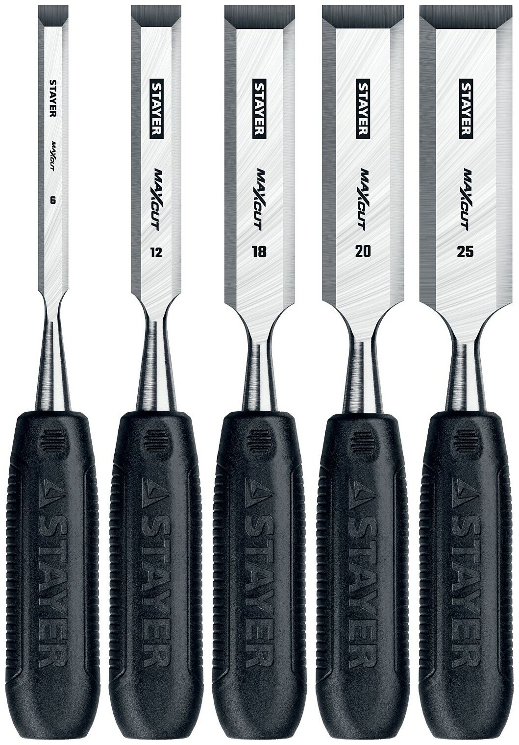 STAYER Max-Cut, 5 предметов, набор стамесок (1820-H5_z01)