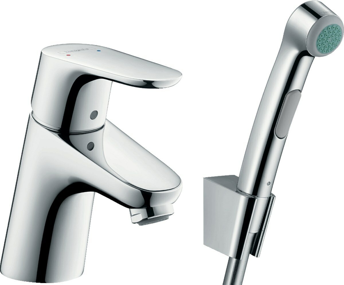 Смеситель Hansgrohe Focus для раковины 70 см с гигиеническим душем (31926000)