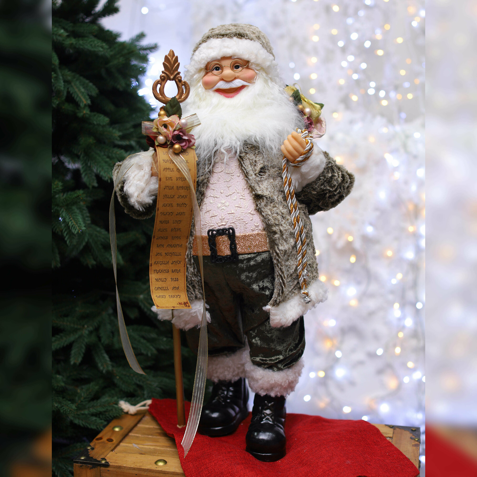 Новогодняя фигурка Дед Мороз, 60 см