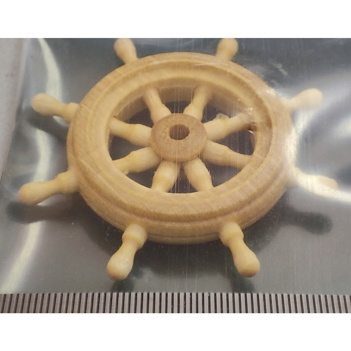 Штурвал, самшит, 30 мм, аксессуар для моделирования, Amati