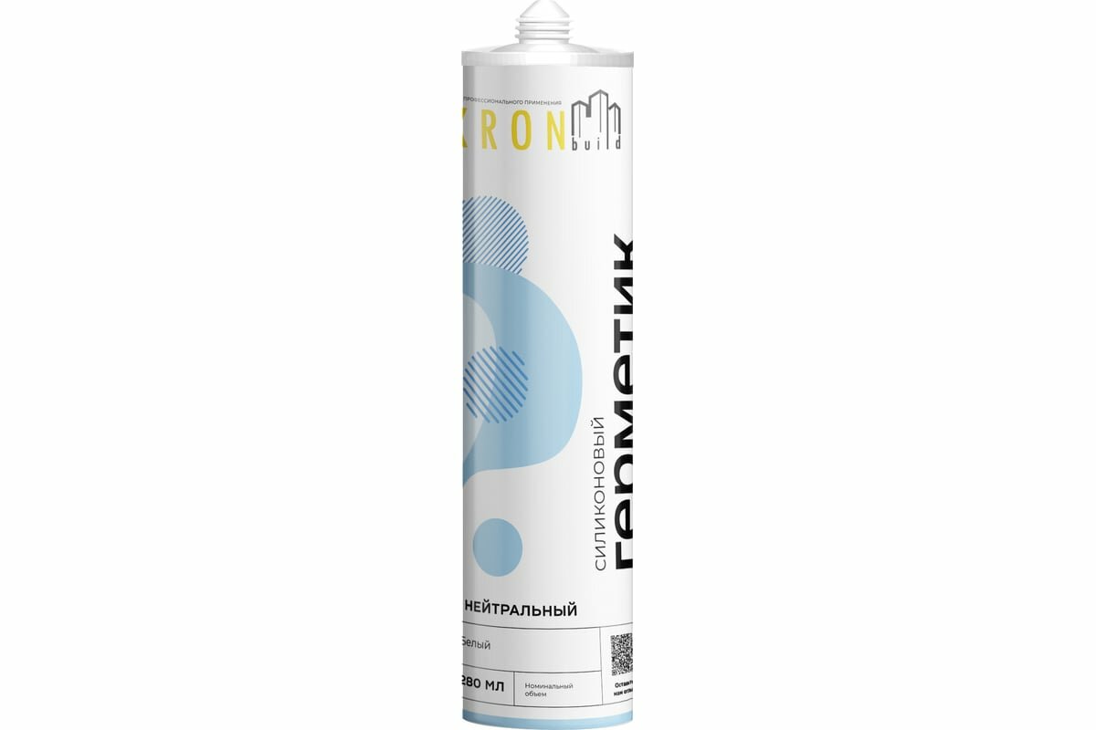 Kronbuild Силиконовый нейтральный герметик белый 280гр SNW28