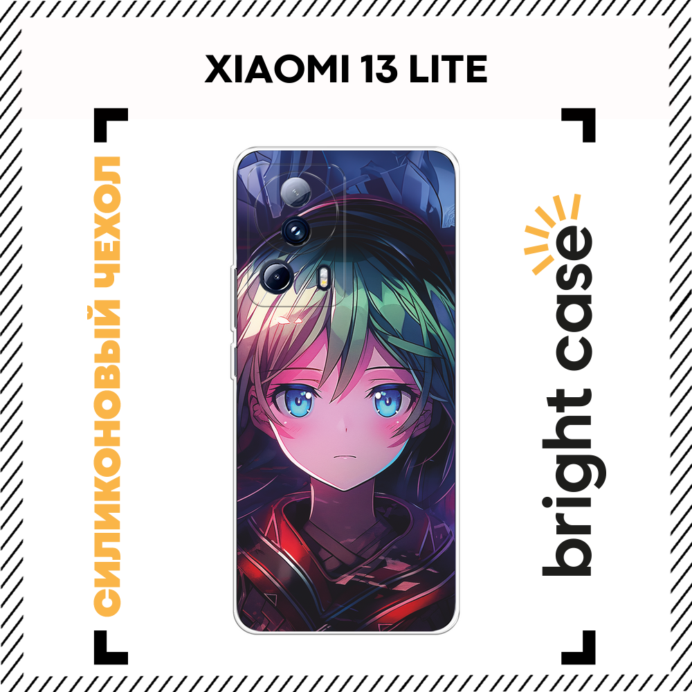 Чехол на Xiaomi 13 Lite / Сяоми 13 Лайт с принтом Девушка аниме
