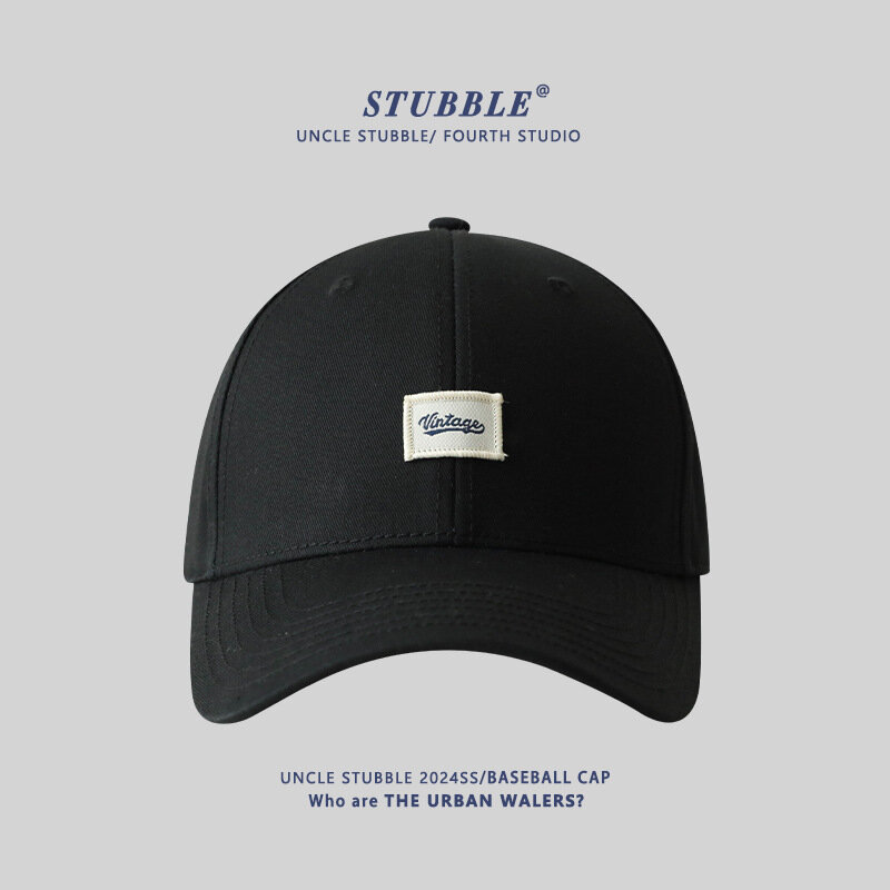 Глубокий верх и широкие поля, маленькая бейсболка для мужчин и женщин, простая и универсальная, жесткая шляпа-утконос, высокое качество и хорошая версия