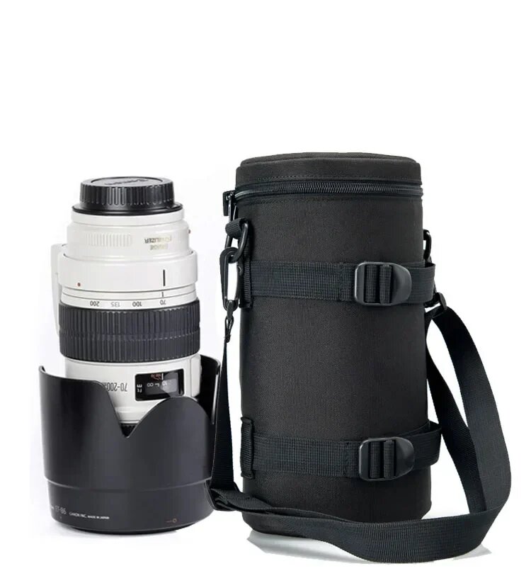 Чехол-сумка для объектива 11x25 см для объектива камеры Canon Nikon Sony Tamron Sigma 70-200 мм f/2,8