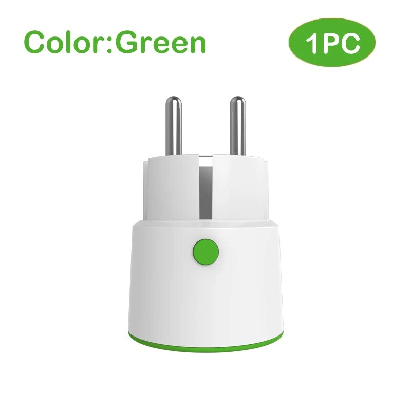 Зеленый Zigbee plug 1pc1