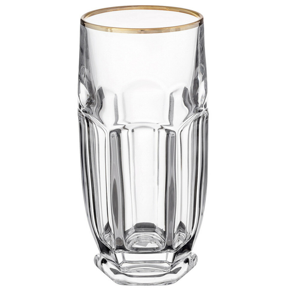 Стакан для воды 300 мл 1 шт UNION GLASS "Сафари /Отводка золото" / 313167