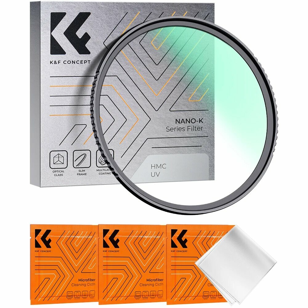 K&F CONCEPT УФ-фильтр 39mm, ультратонкий