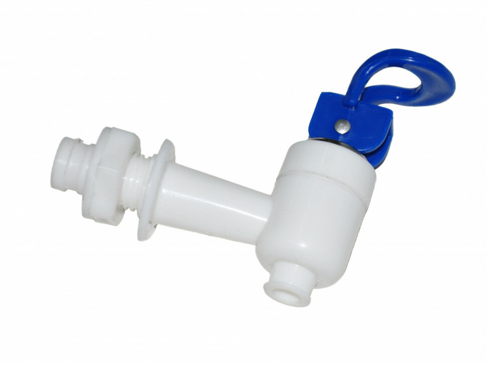 Кран кулера внешняя резьба KL003 (синий) KL003 синий