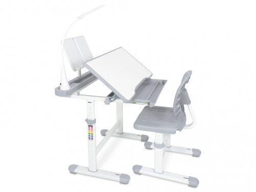 Комплект парта и кресло Ergokids EVO-17 G с лампой