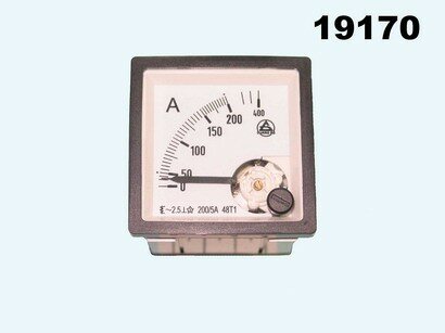 Измерительная головка амперметр 200/5А 48*48мм AC