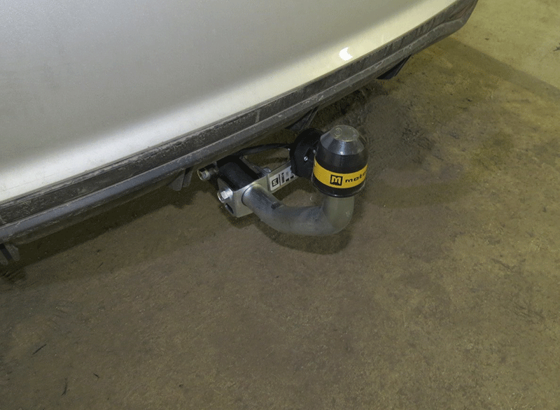 Фаркоп Motodor Hyundai Solaris 2 2017-2022, Kia Rio 2017 - 2020, Solaris HS (оцинк. шар) арт.90907-A