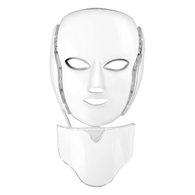 Маска для шеи, 7 цветов, для красоты, с фотоном, омолаживающая, для акне