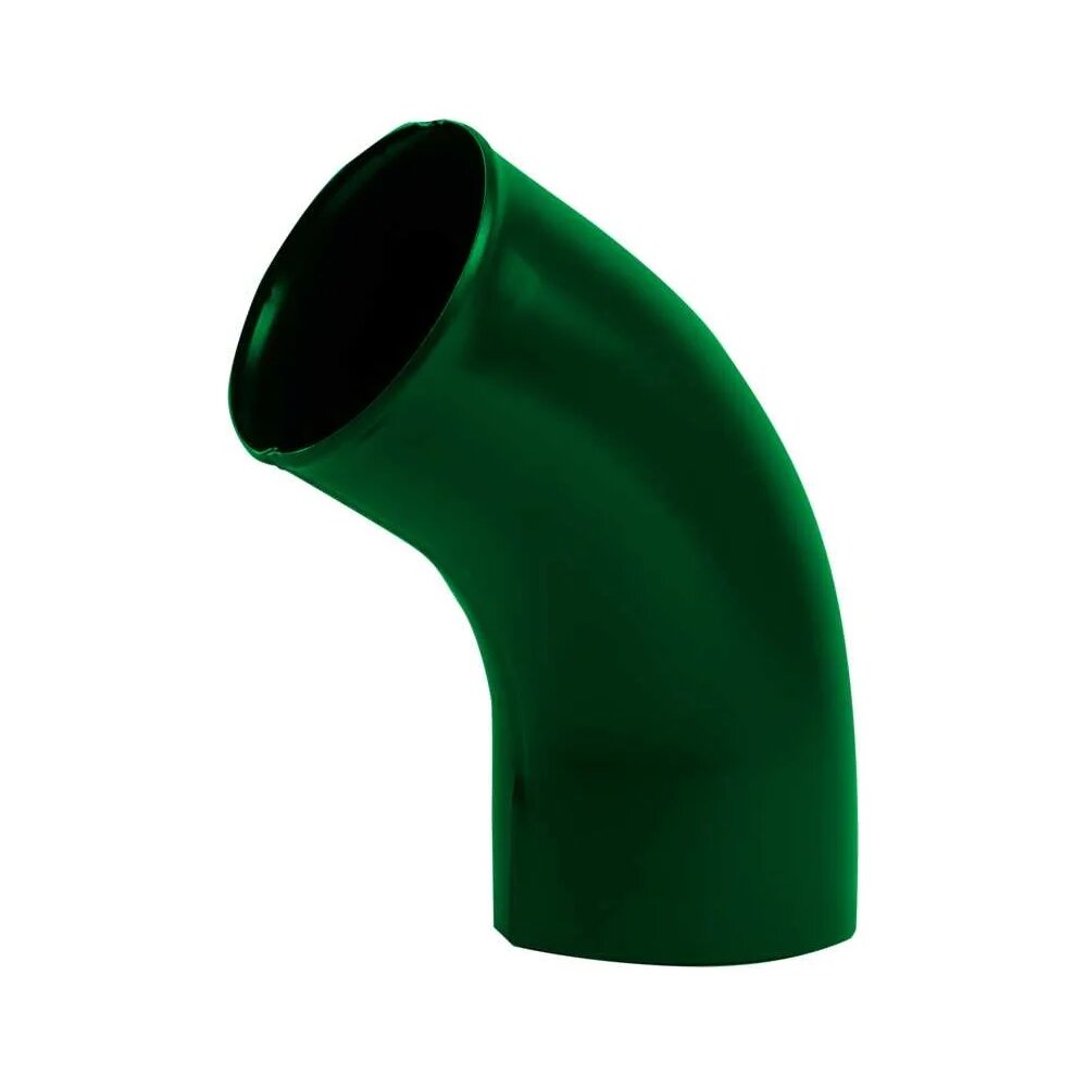 Колено трубы NIKA круглое сливное с завальцованным торцом, RAL 6005 темно-зеленый В0000019208