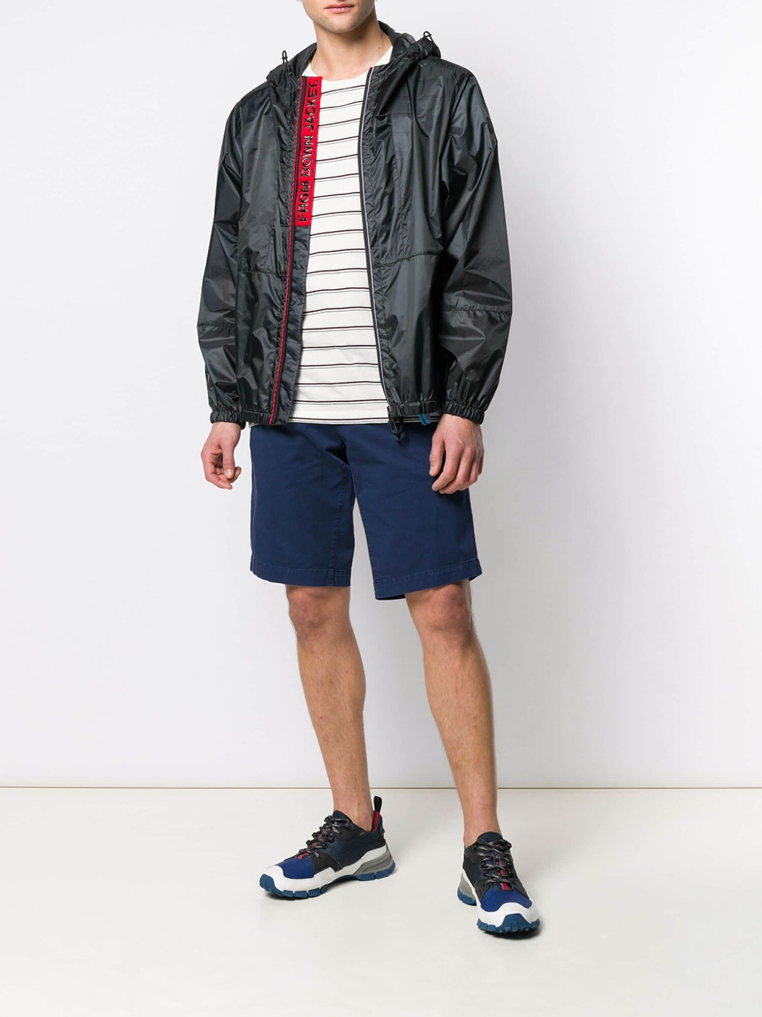 Шорты Moncler, размер 54, синий — фото 1