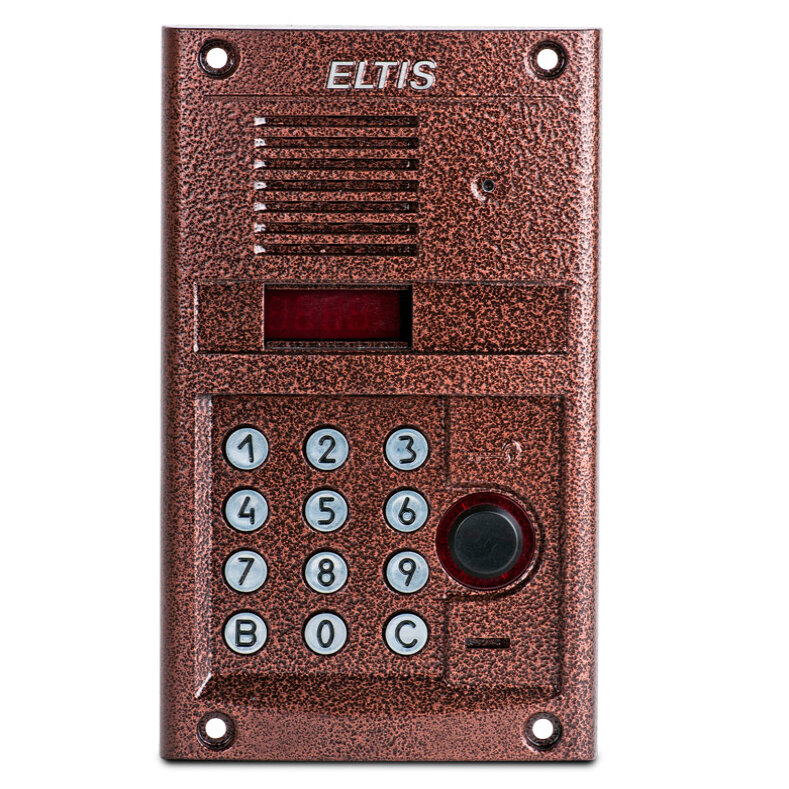 DP400-RDC24 (бронза-антик металлик) блок вызова домофона Eltis