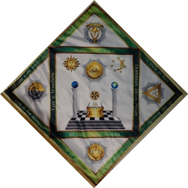 Скатерть Алтарная масонская №4 градусы 18,19,20,21,22