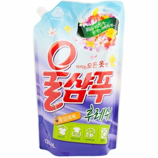Жидкое средство для стирки Aekyung Wool Shampoo свежесть 1,3 л