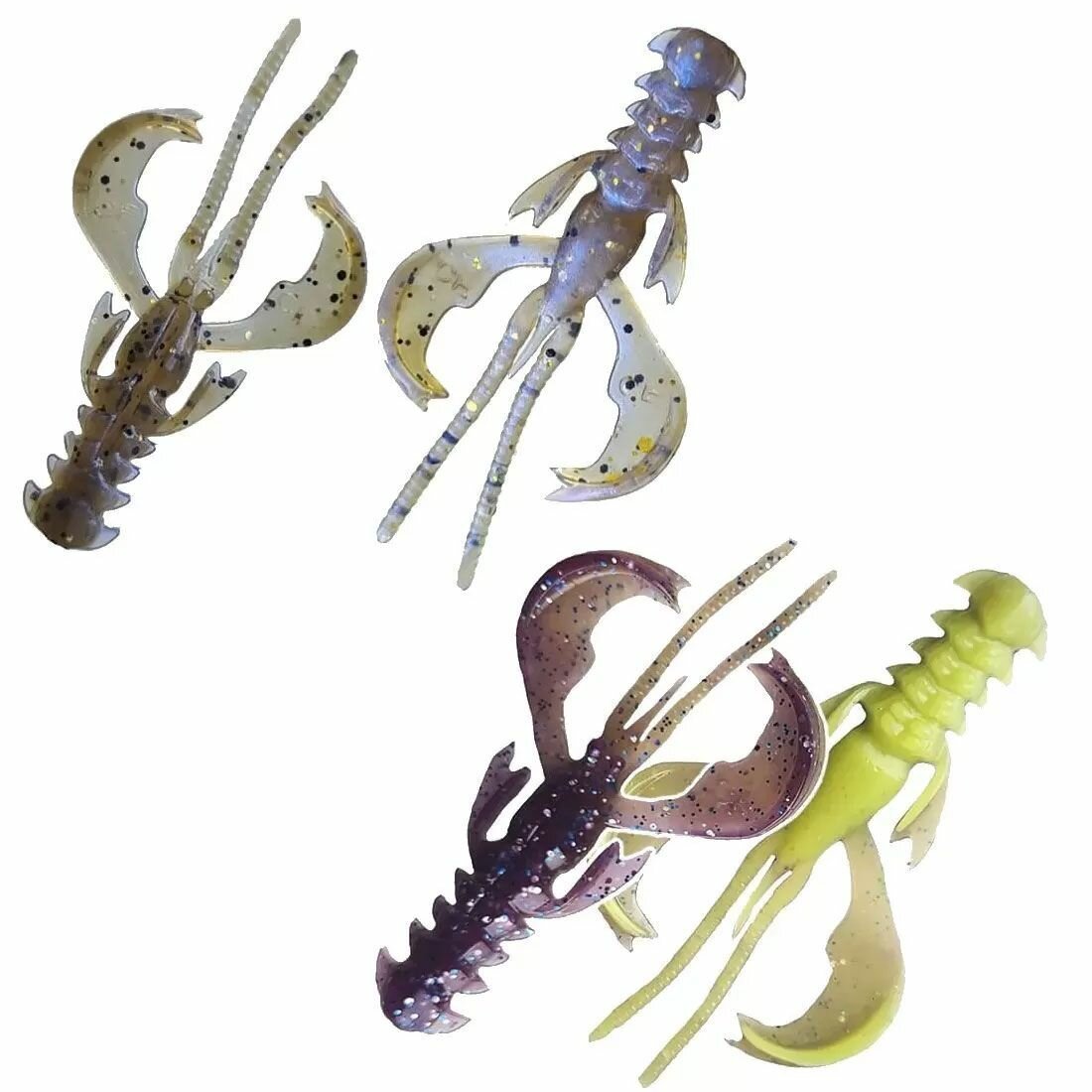Силиконовые приманки Crazy Fish Nimble 2.5" 44-65-3d/41d-6 кальмар