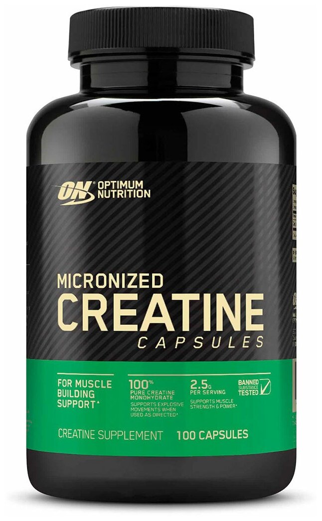 Креатин Optimum Nutrition Creatine 2500 100 капсул