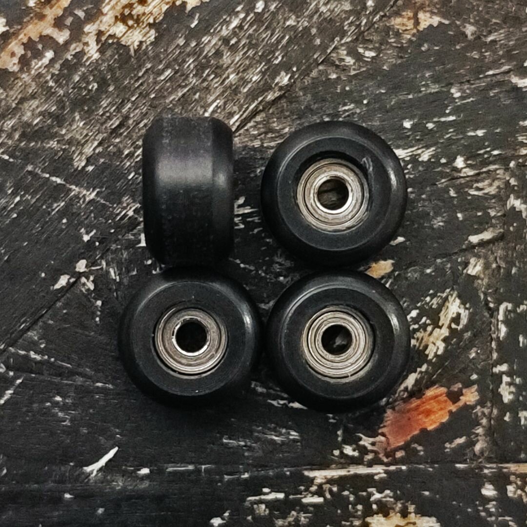 Колеса для фингерборда MSS Classic v.2 Street Edition черные с подшипниками