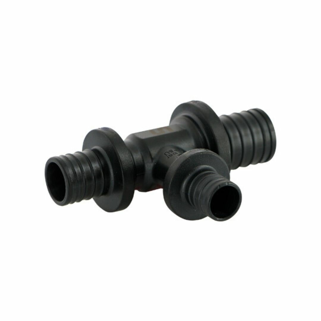 Тройник редукция 20 x 16 x 16 аксиальный, полимерный, для труб PE-X UNI-FITT