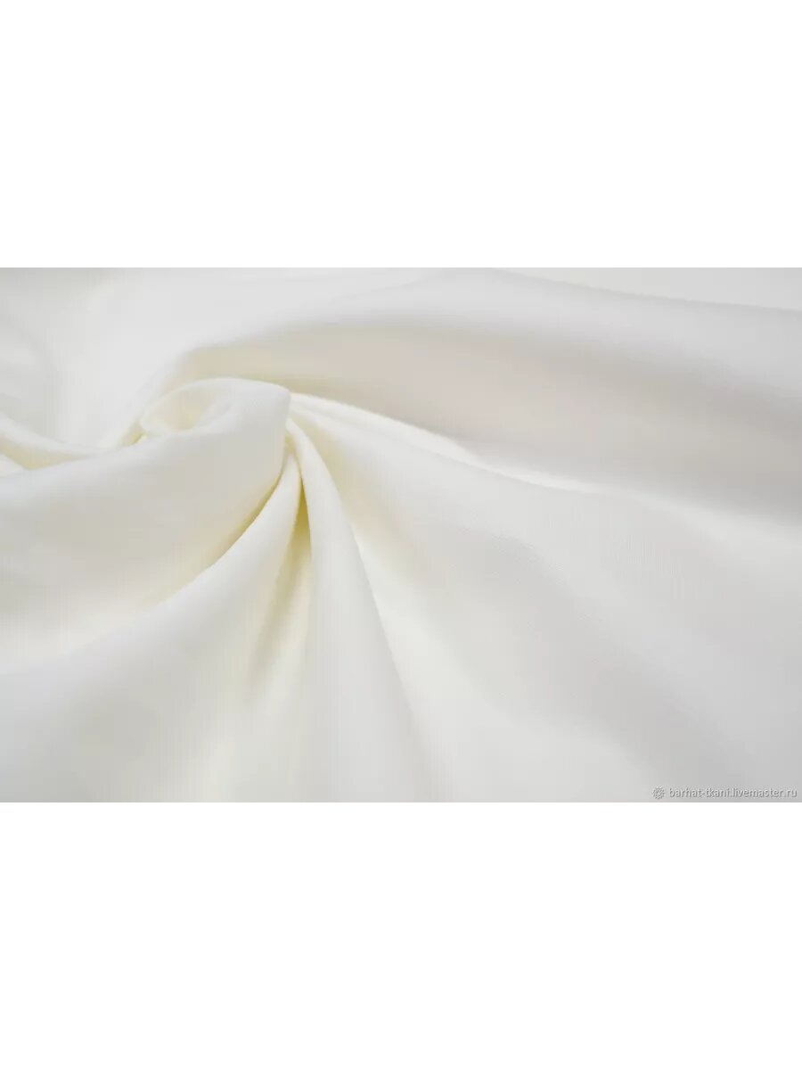 Хлопок натуральный переплетенный молочный