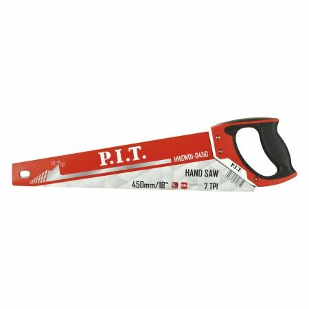 Ножовка по дереву P.I.T. 450 мм, 7зубов(HHSW01-0450)